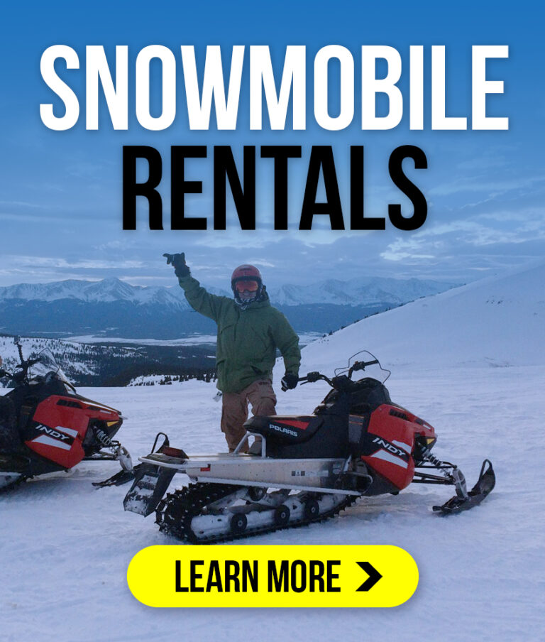 Breckenridge Colorado 80424 Snowmobile Tours and Rentals